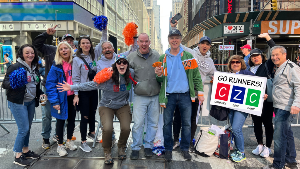 2025 United Airlines NYC Half Marathon Cheer Squad - Comfort Zone Camp